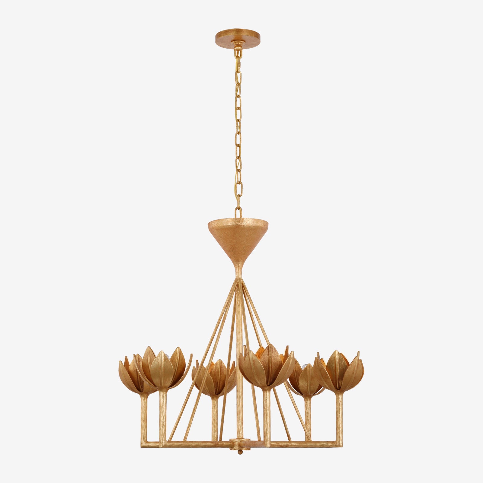 Alberto Small Low Ceiling Chandelier – The Montauk Lighting Co