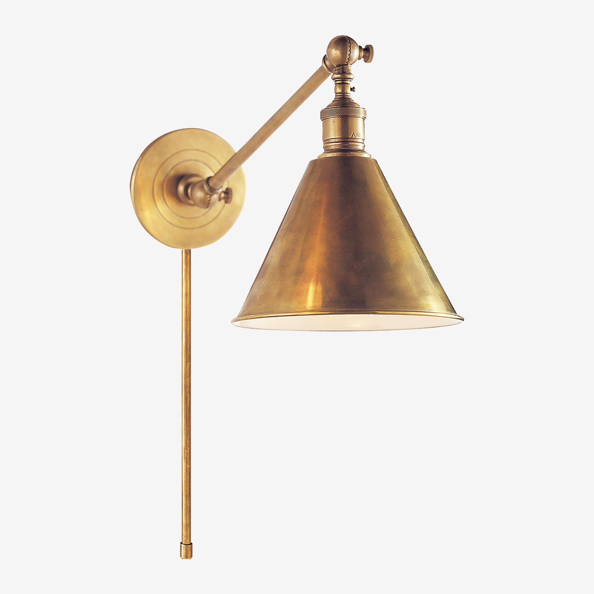 Boston Functional Single Arm Library Light – The Montauk Lighting Co