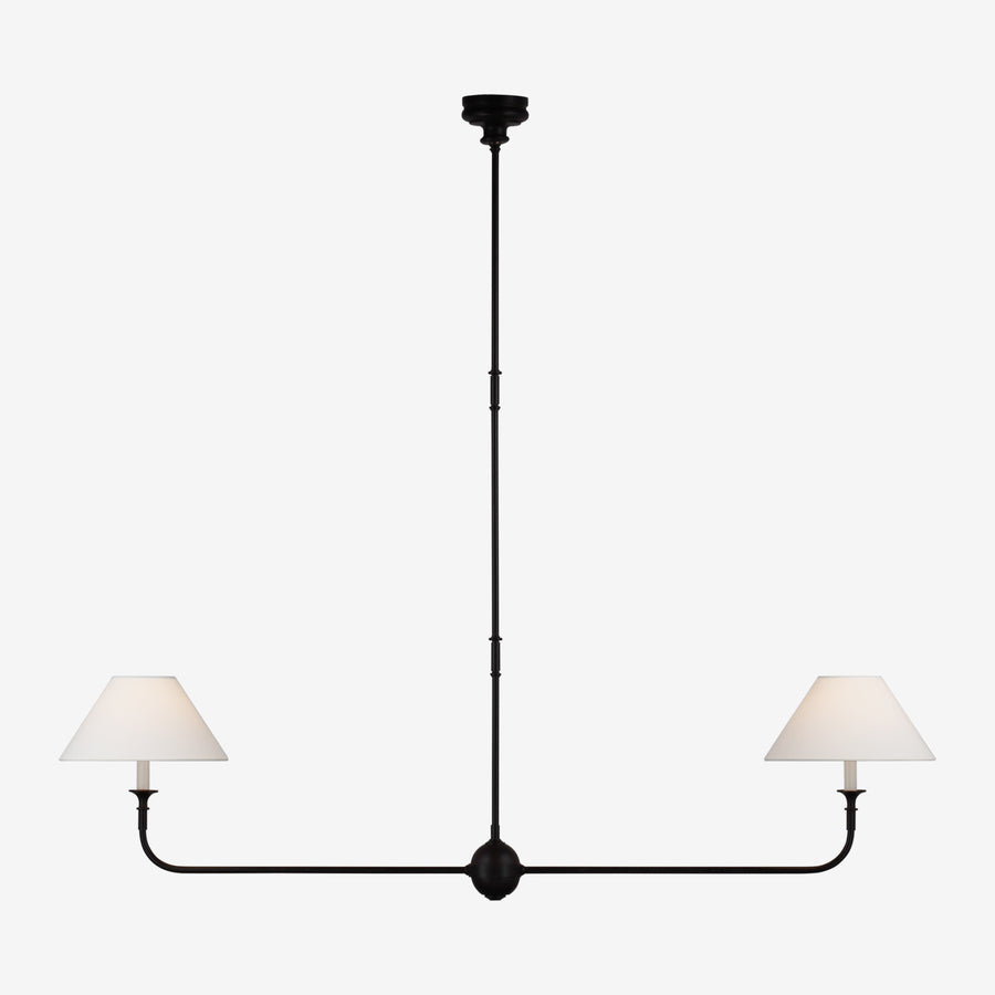 Piaf Large Two Light Linear Pendant – The Montauk Lighting Co